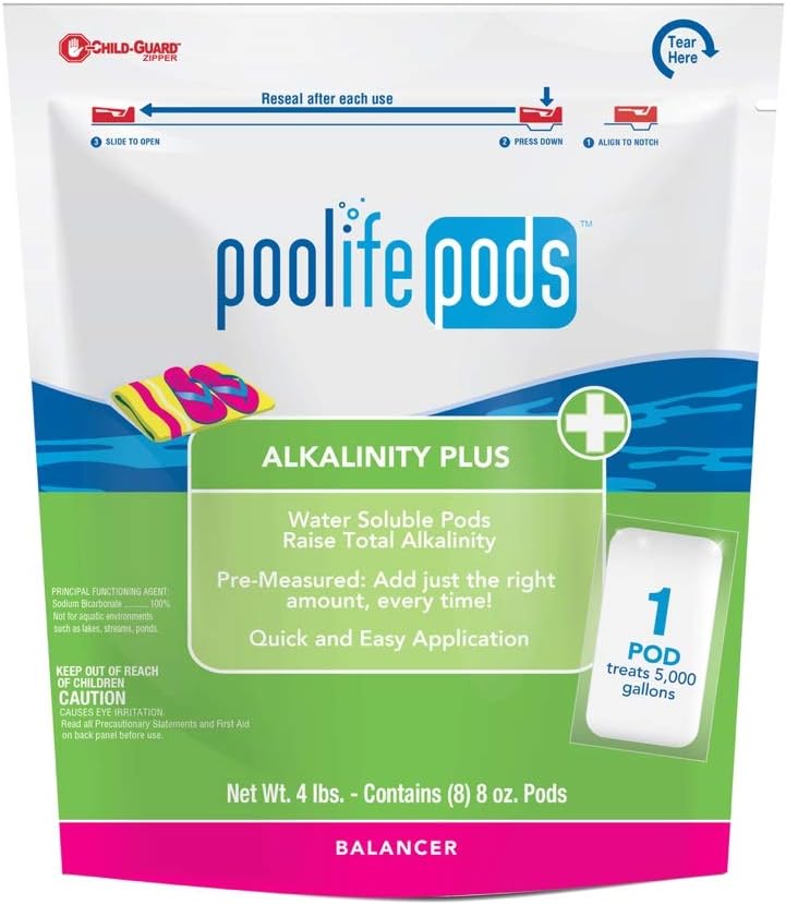 Amazon.com : POOLIFE Pods - Alkalinity Plus (4 lb) : Patio, Lawn & Garden