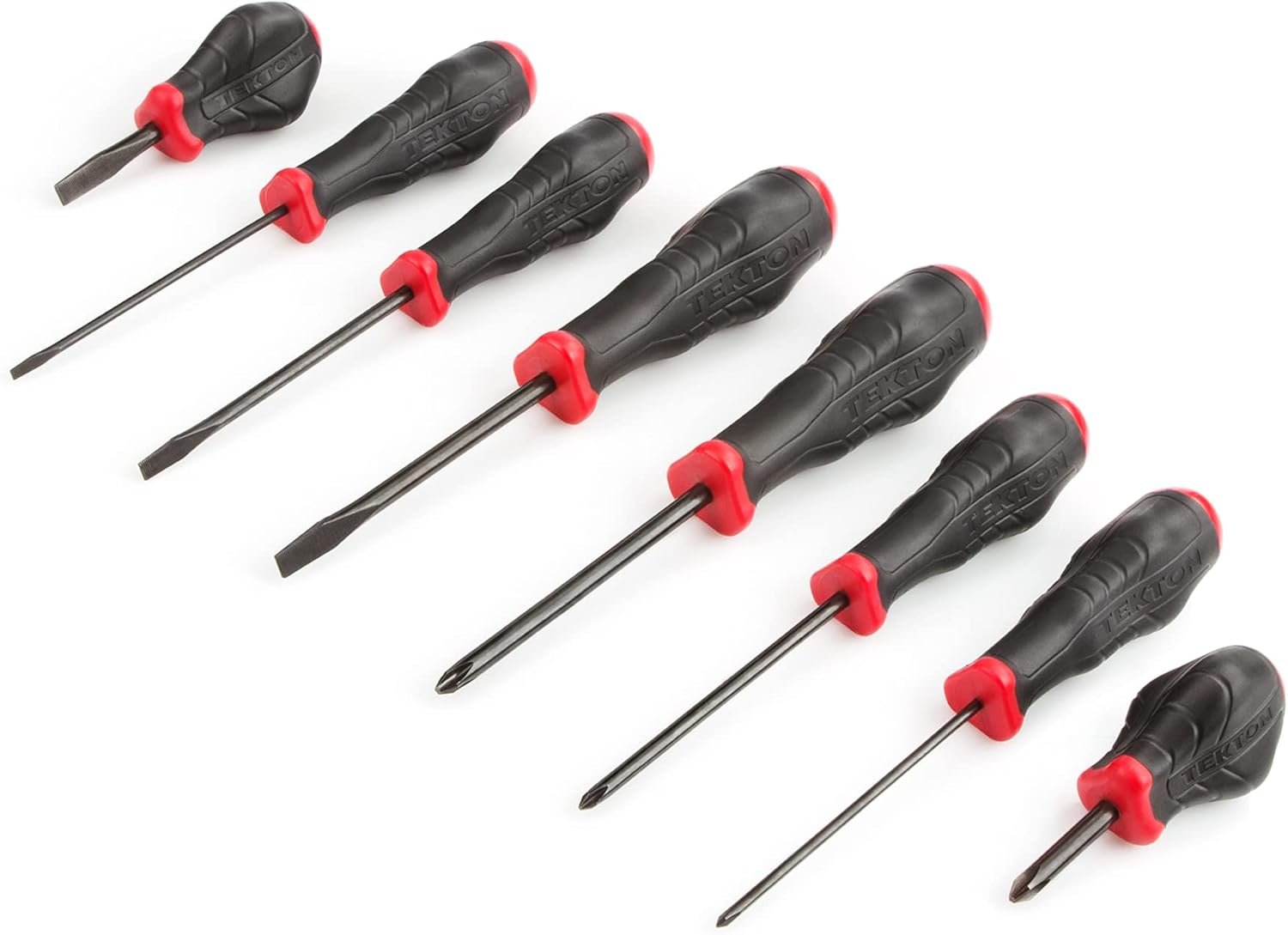 Amazon.com: TEKTON Phillips/Slotted High-Torque Screwdriver Set (8 ...