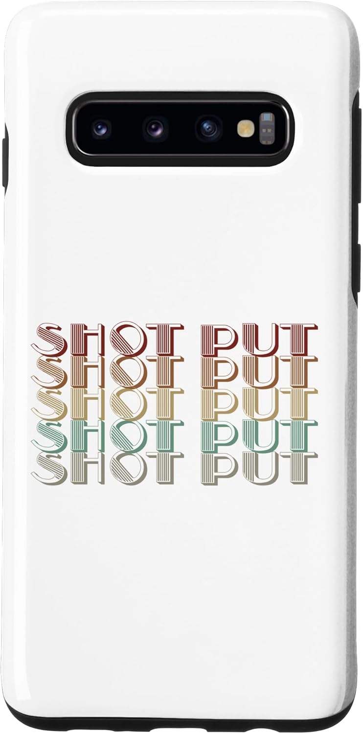 Amazon.com: Galaxy S10 Shot Put Athlete Throwing Discus Track Field ...