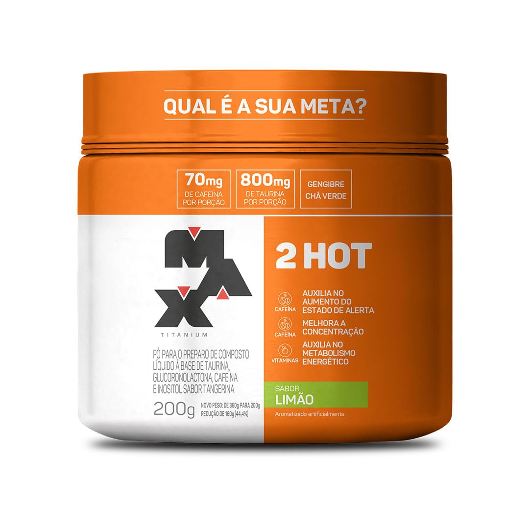Max Titanium 2Hot - 200G Limão - | Amazon.com.br
