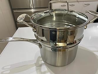 Scanpan Impact Multi Steamer Insert with Lid 16/18/20 cm Silver ...