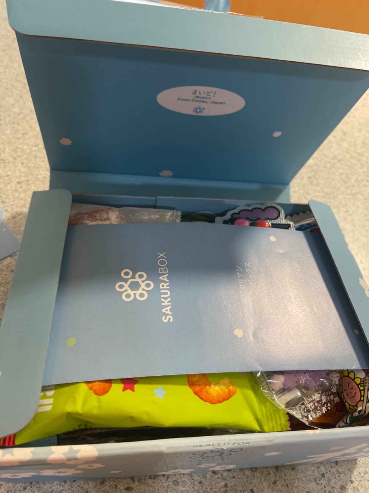 Sakura Box Japanese Vegetarian Snacks & Candy 30 Piece Dagashi Set ...