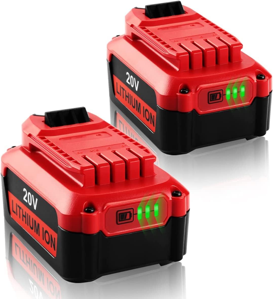 ANTRobut 2Pack 6.0Ah 20V Battery for Craftsman 20V Battery CMCB204-2 ...