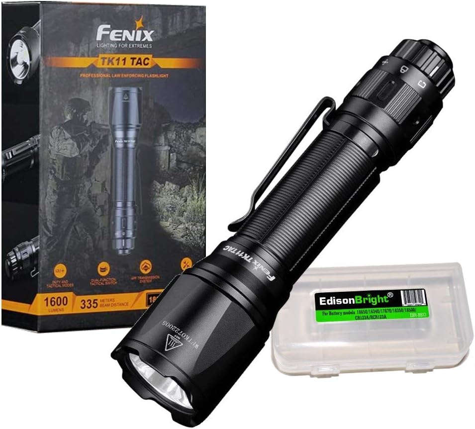 Fenix Flashlights FX-PD35TAC Flashlight, 1000 Lumen, Black (Pack of 3 ...