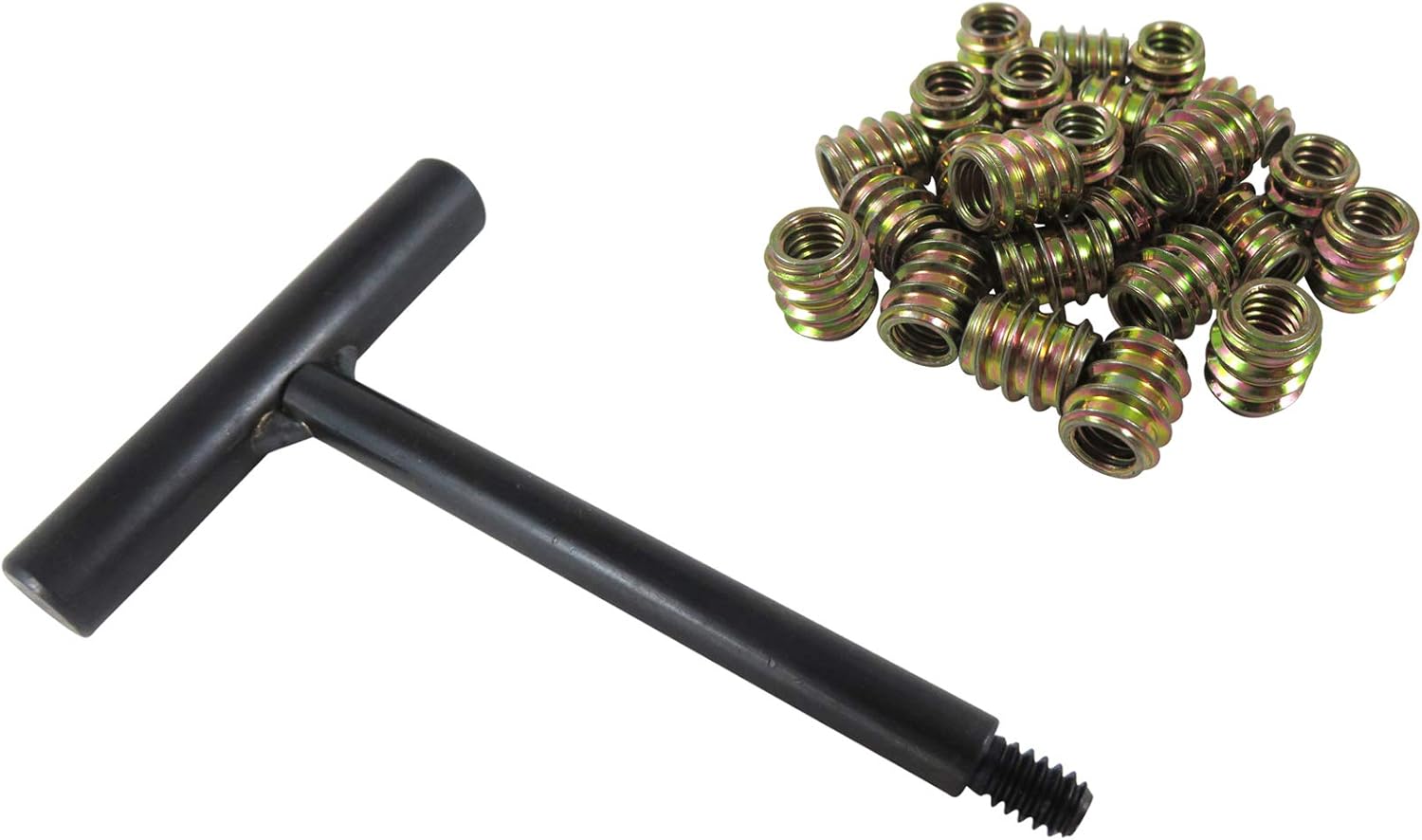 Taytools 285244 Set of 25 Each 8-32 Threaded Inserts and T Insertion ...