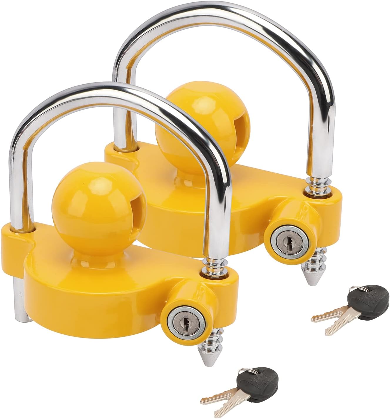 Amazon.com: METOWARE Keyed Alike Trailer Coupler Lock Universal ...