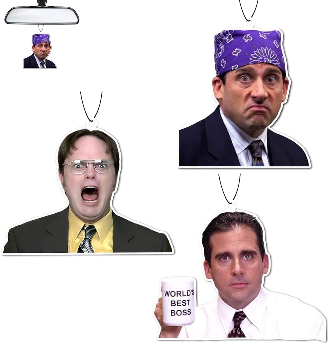 Amazon.com: Air Freshener Office Mike Fans Gift Birthday Gift Car Air ...