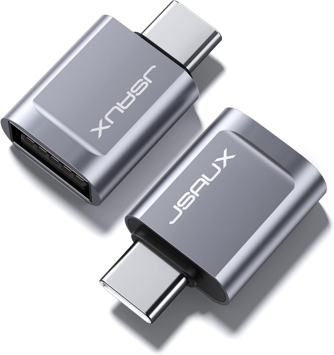 Amazon.com: JSAUX USB C to USB Adapter [2-Pack], Type C to USB 3.0 Male ...