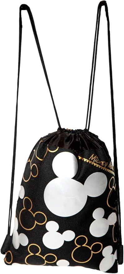 Amazon.com: 5Star-TD Disney Mickey Mouse Silver Drawstring Backpack ...