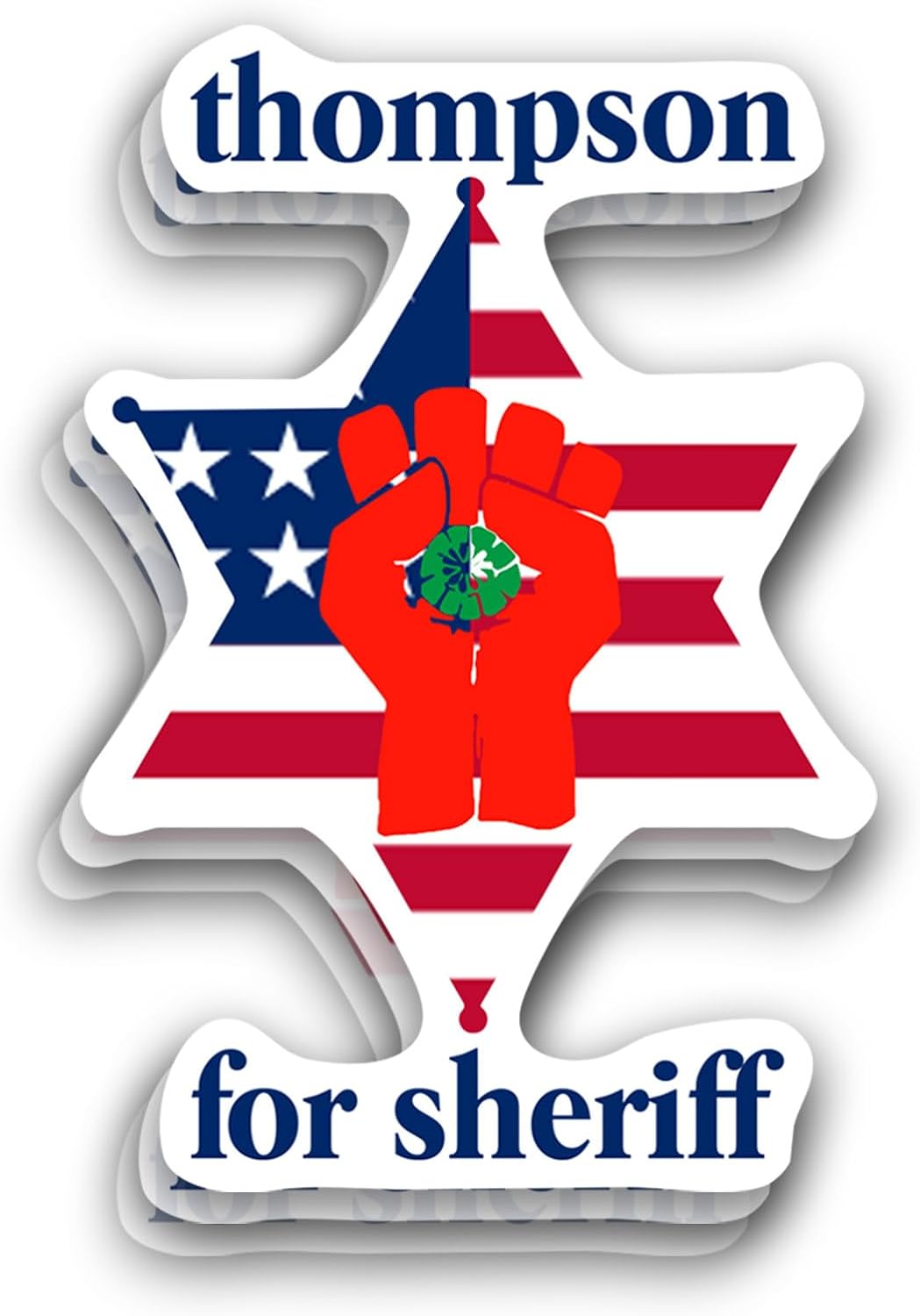Amazon.com: Thompson for Sheriff Works with Hunter S. Thompson Sticker ...