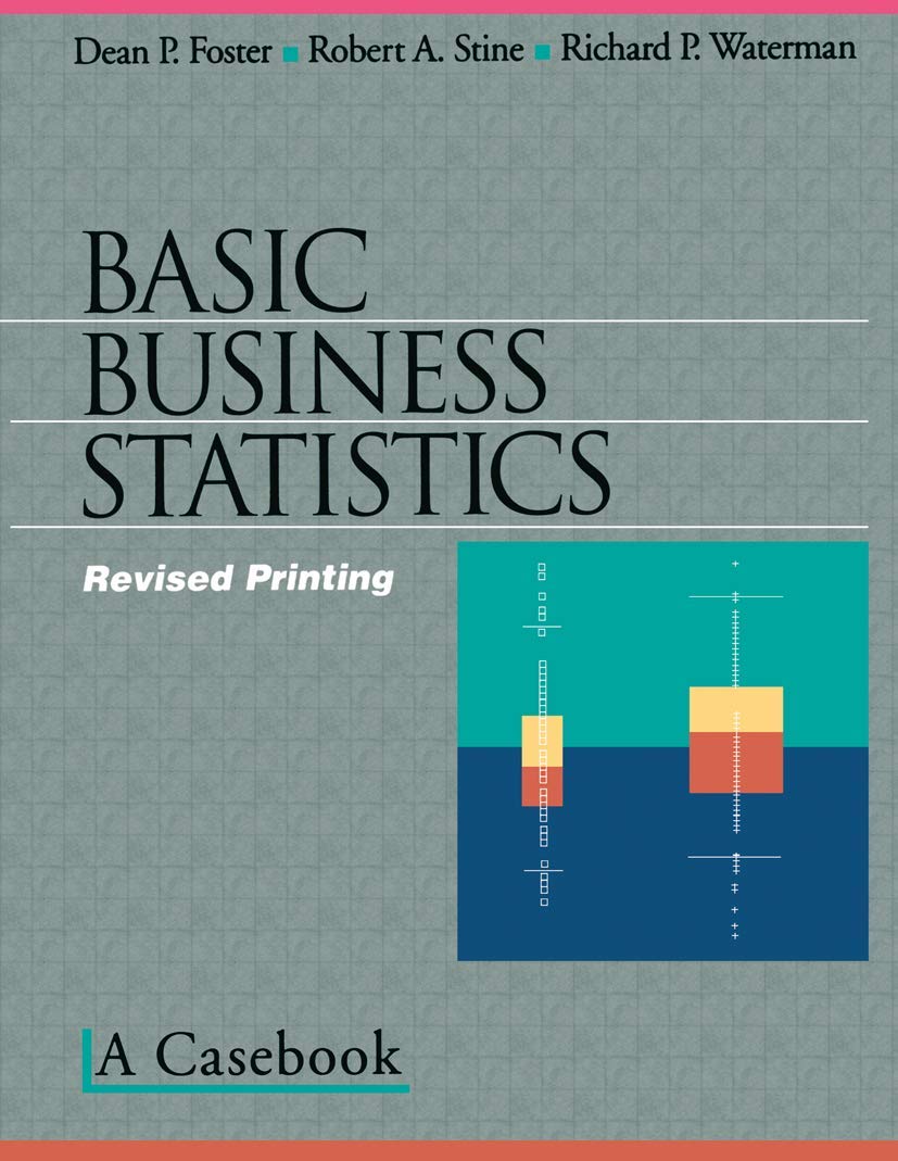 Amazon.com: Basic Business Statistics: A Casebook (Textbooks in ...