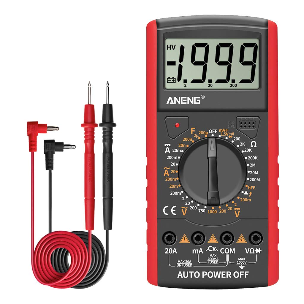 Buy DANPU Electric Handheld Tester Meter AN9205A AC DC LCD Display ...