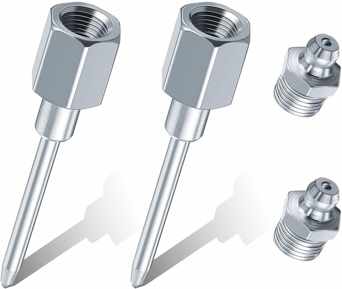 Amazon.com: BZRR Grease Needle Nozzle 2 Pack, Narrow Needle Greaser ...
