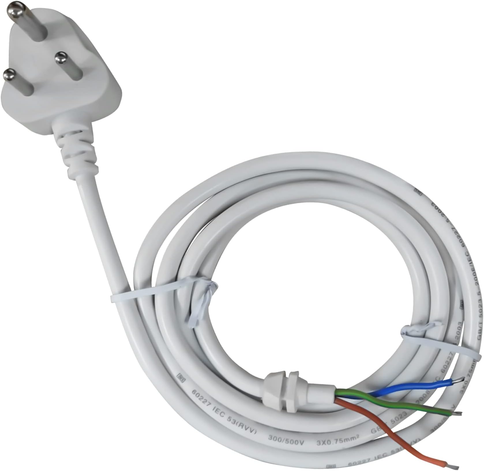 Buy MX Power Cord with Grommet | Electric Wire Extension Cord | 3 Pin 3 ...