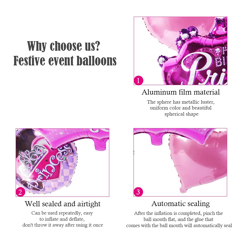 Princess Party Decorations, Princess Balloons, Happy Birthday Princess ...