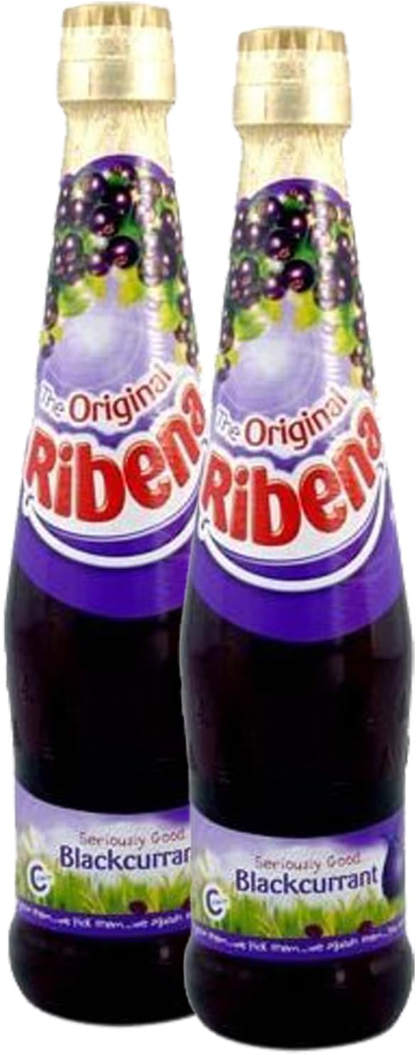 Ribena Original Blackcurrant Drink, 600 ml Bottles (Pack of 2) : Amazon ...