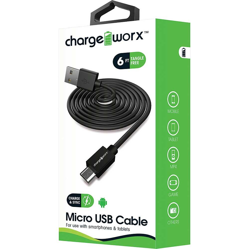 Amazon.com: CHARGEWORX Charge Worx GoTough Mic USB Sync and Charge ...