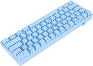 RGB Keyboard, Bule Keyboard Three Modes 61 Keys RGB Mechanical Gaming ...