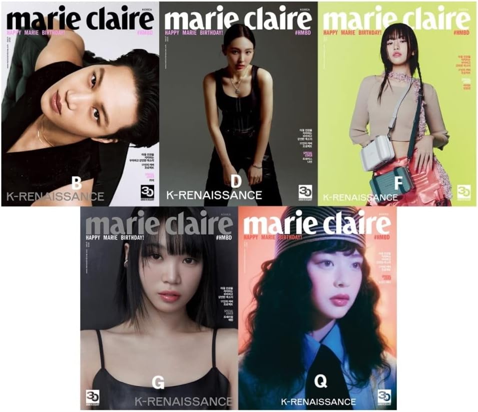 Marie Claire Magazine Korean MAR 2023 EXO Twice NEWJEANS LE SSERAFIM ...