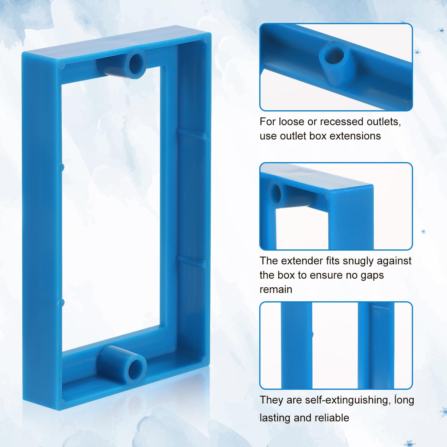 Electrical Junction Box Extender BestMounts Multi Gang Non Metallic