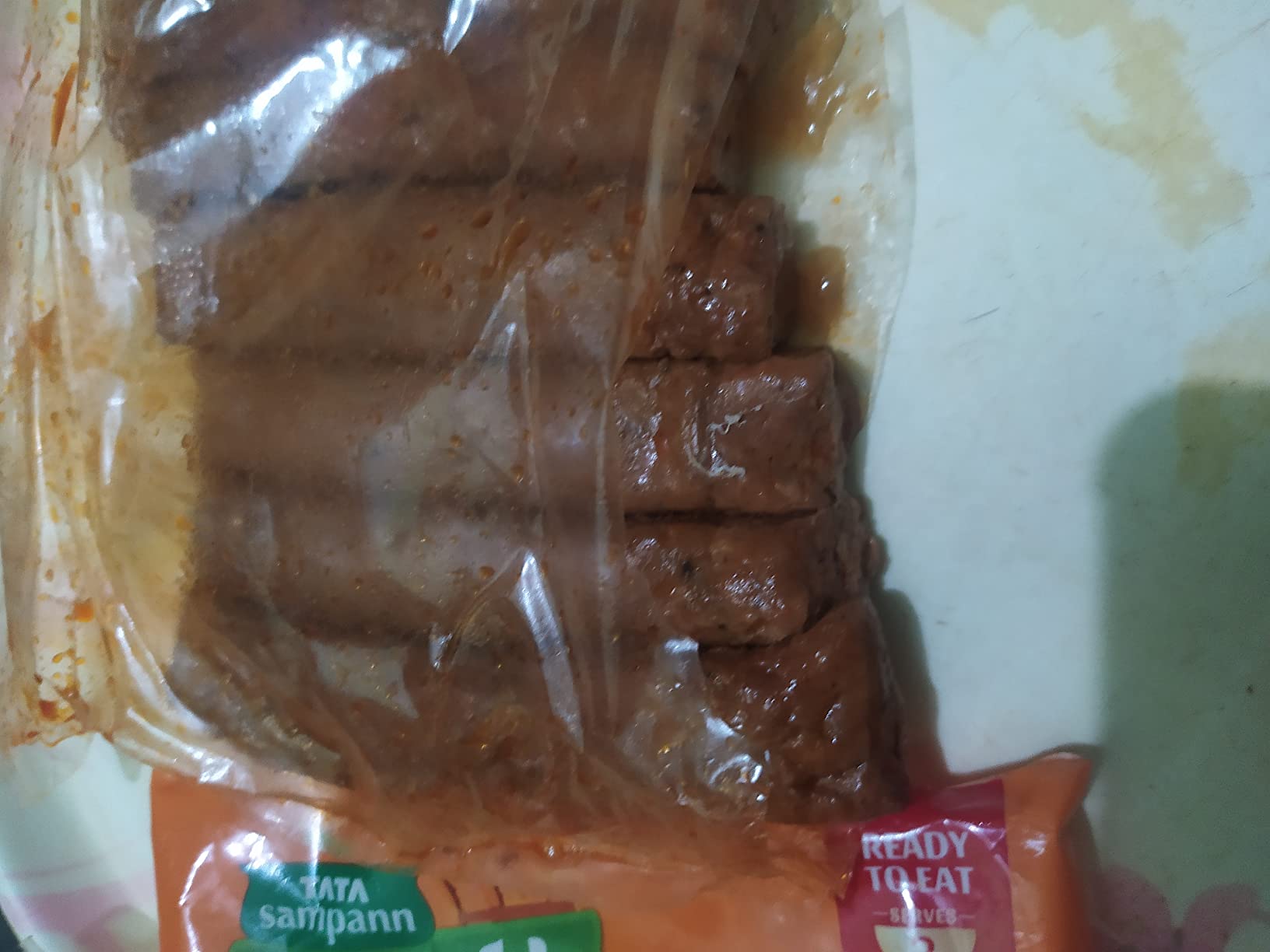 Tata Sampann Yumside Ready to Eat Chicken Seekh Kebab, 180g, Instant ...
