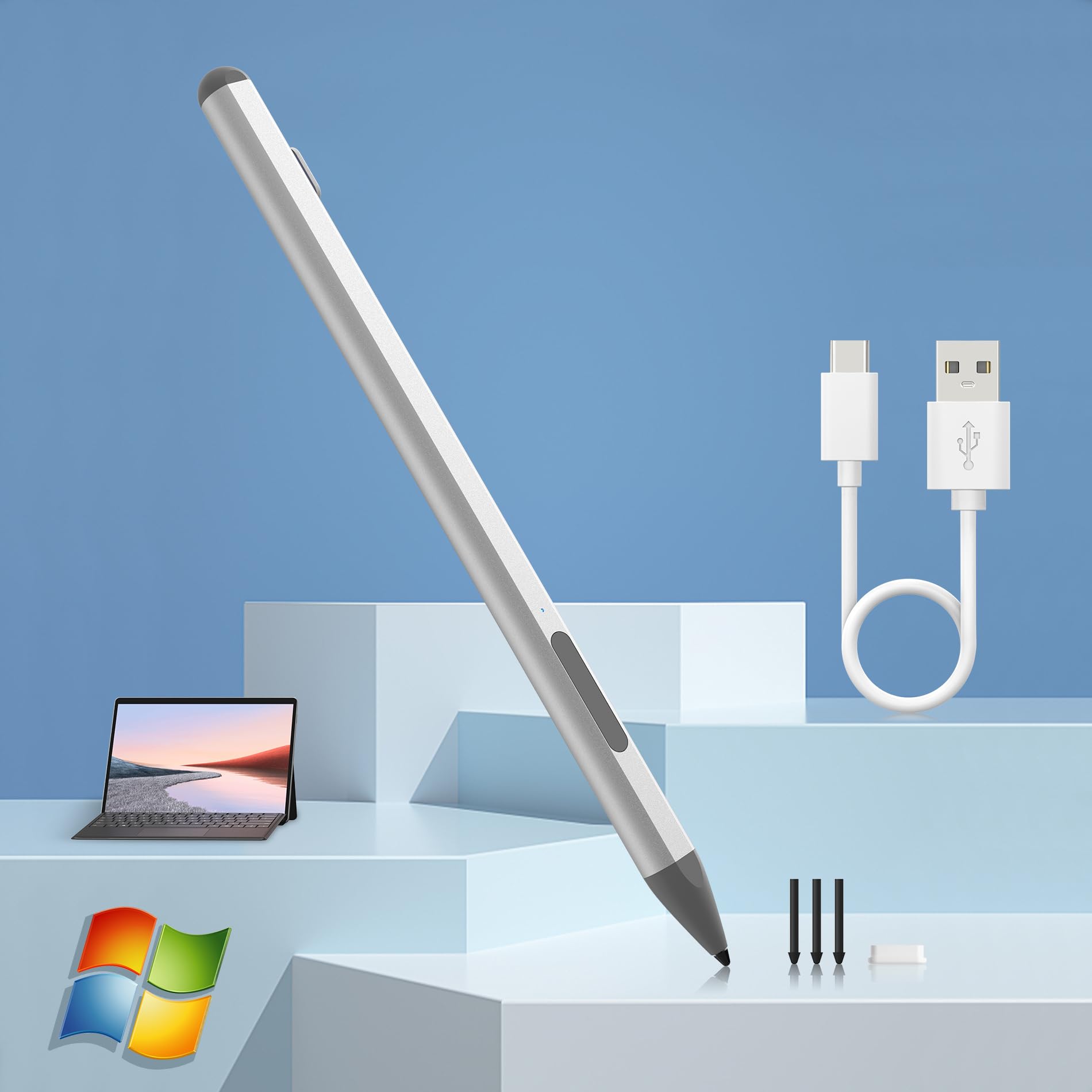 Microsoft Surface Pen - Surface Stift für Surface Pro 11/10/9/8/X/7/6/5 ...