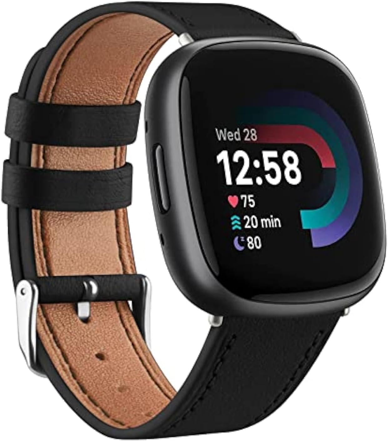 Amazon.com: 2 Pack Waterproof Bands Compatible with Fitbit Versa 3 ...