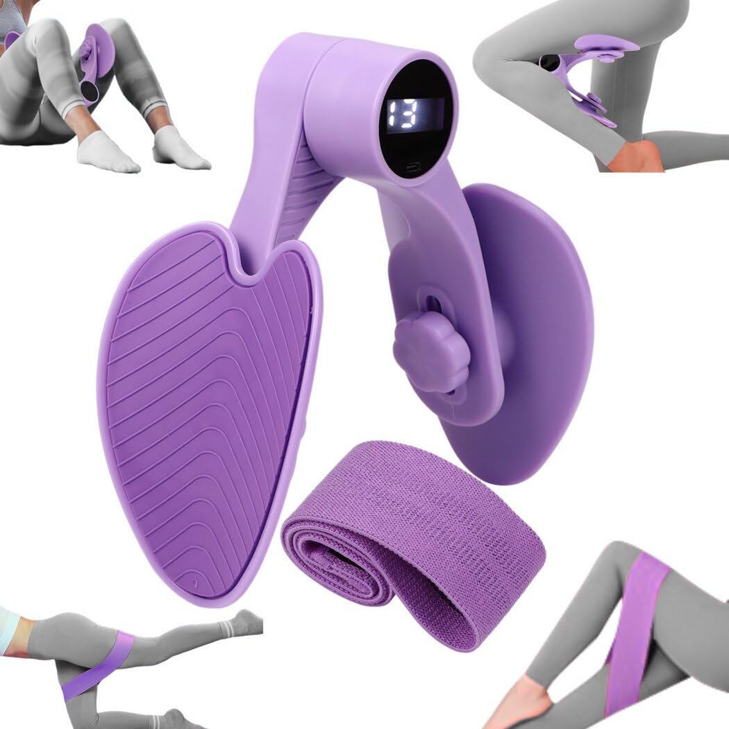 Homaisson New Thigh Master with Resistance Band, Hip Trainer Kegel ...