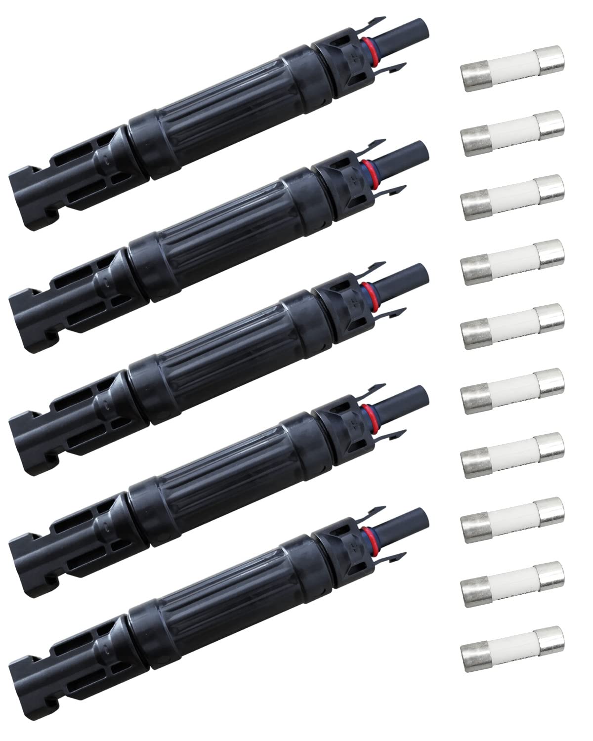 15a Solar Fuse Holder Inline 5pcs Waterproof Solar Fuse Connector ...