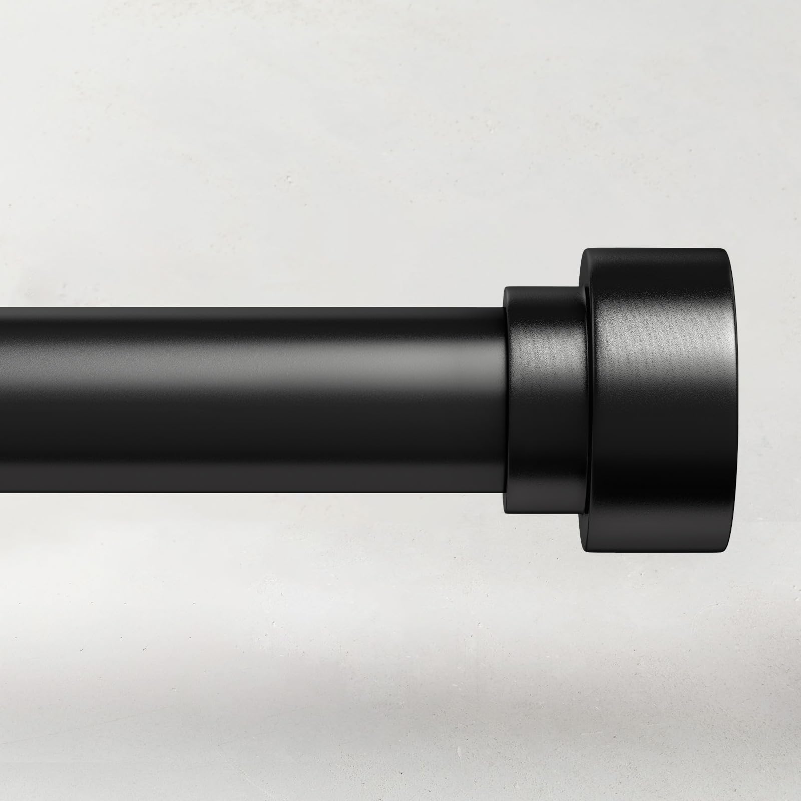 Amazon.com: Curtain Rods for Windows 48 to 84, 1 Inch Adjustable Black ...