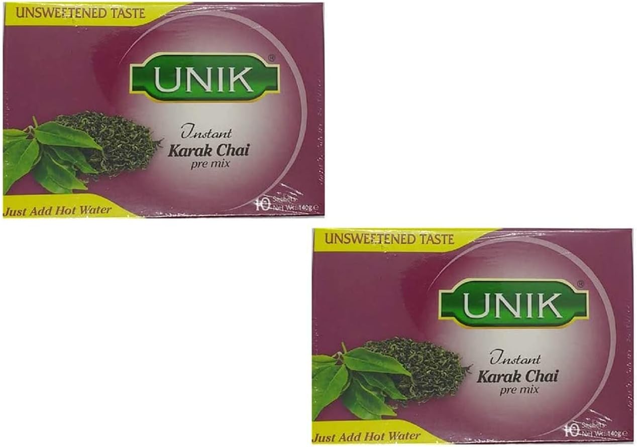 Unik Karak Unsweetened Instant Masala Tea Pre-Mix Powder 140g (Pack of ...