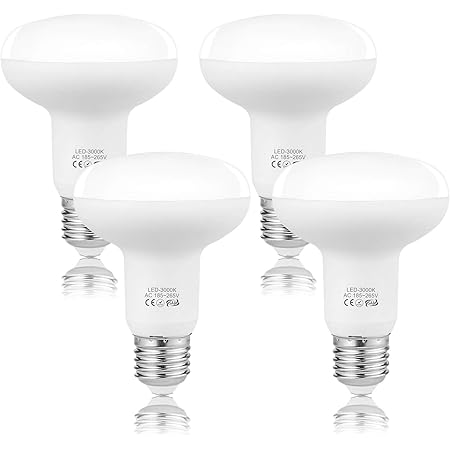 4 Pack R80 DIMMABLE LED 10w E27 Replacment for Reflector R80 LED Light ...