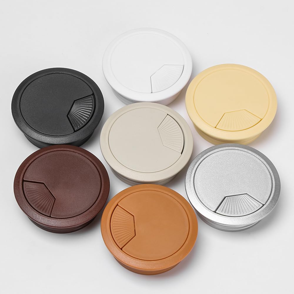 Snapklik.com : UtySty 4 Pack Office Desk Grommet 2 Round Cable Hole ...