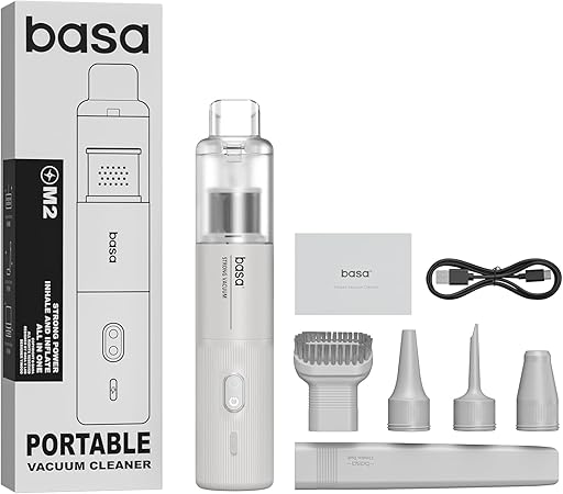 Amazon.com - BASA Handheld Car Vacuum Cleaner, 12000Pa 4-in-1 Cordless Vacuum Cleaner and Air ...