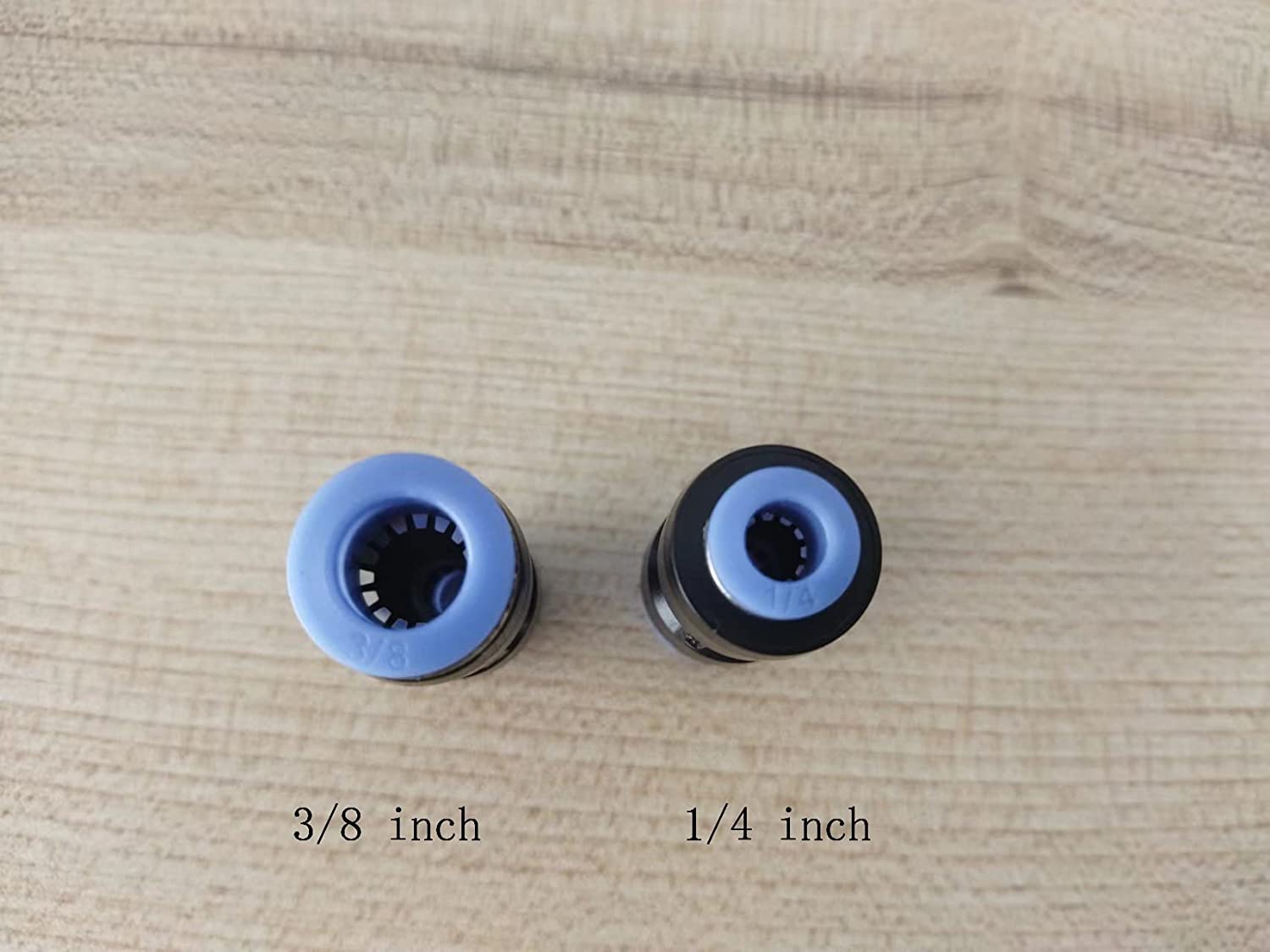 Snapklik.com : Zjxed 1/4" OD X 3/8" OD Pneumatic Quick Connector Push ...