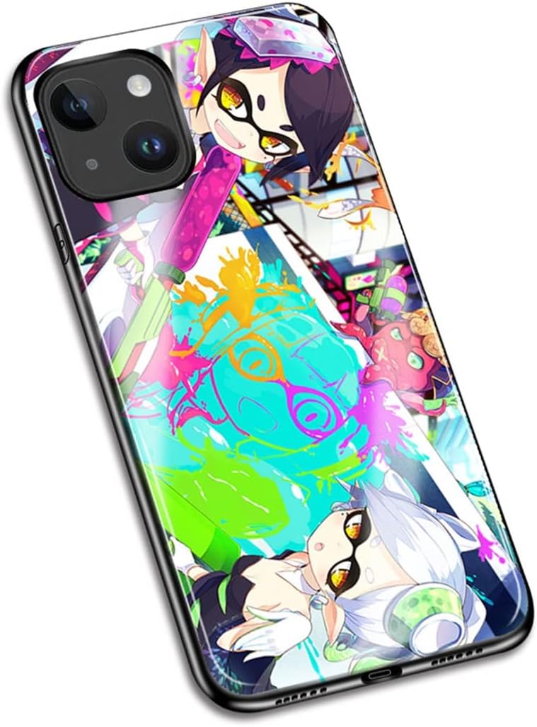 Amazon.co.jp: スプラトゥーン Splatoon ゲーム インクリング シオカラーズ iphone用ケース スマートフォン ...