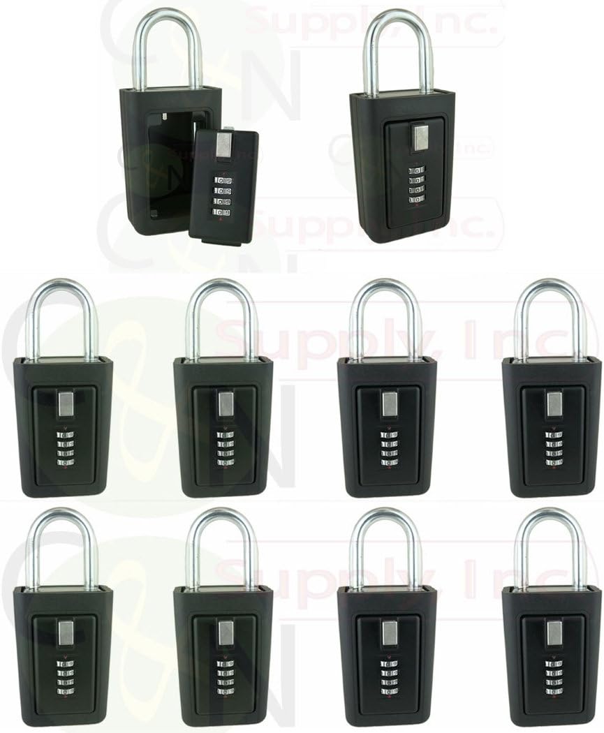 Amazon.com: Key Storage Lockbox 4-Digit Lock Box Set Your Own ...