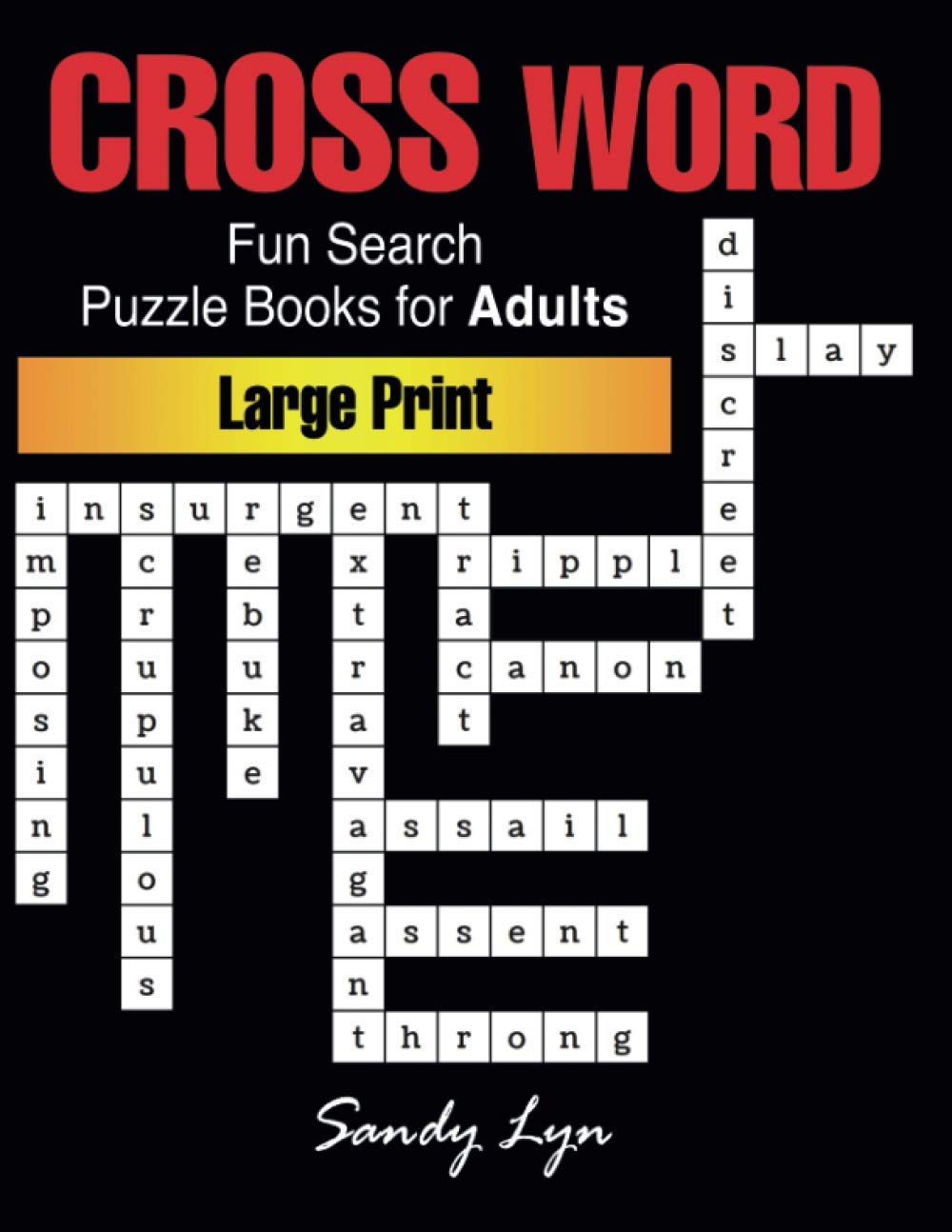 Buy Cross Word Search Puzzle Books for Adults: Jumbo Cros Puzzle Books ...