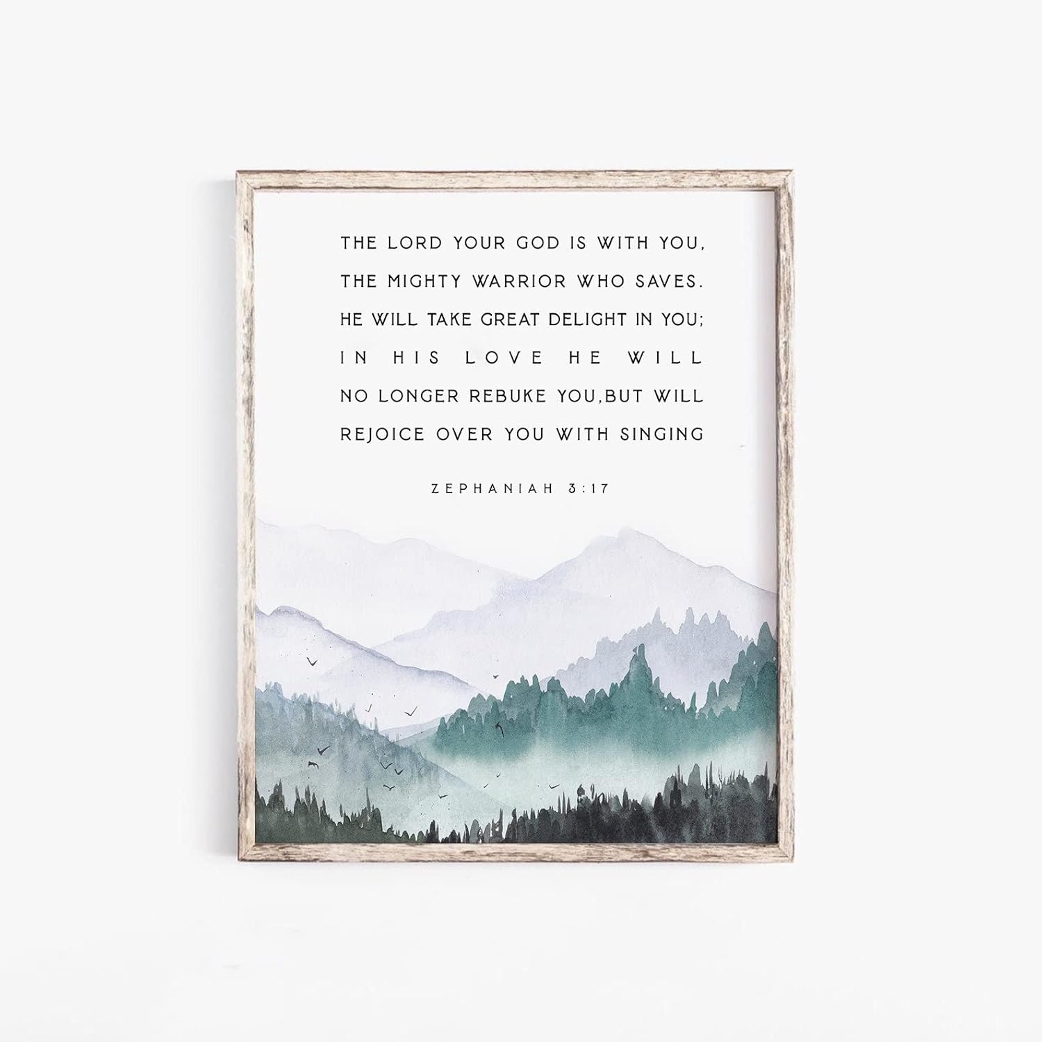 Amazon.com: Zephaniah 3:17 The Lord Your God Is With You Mighty To Save ...