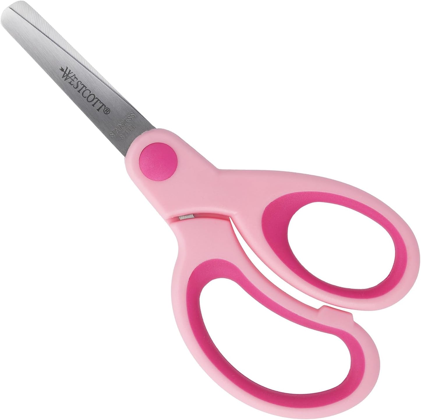 Westcott Softgrip Children's Scissors Pink Right-Handed | Ergonomic ...