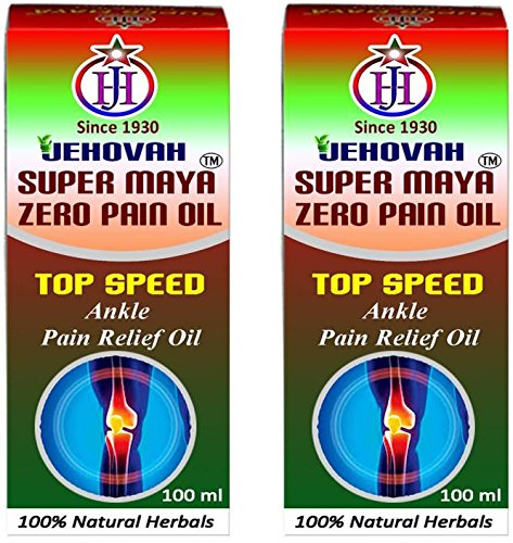 Super Maya ZERO PAIN OIL TOP SPEED ANKLE PAIN RELIEF OIL (100 ml ...