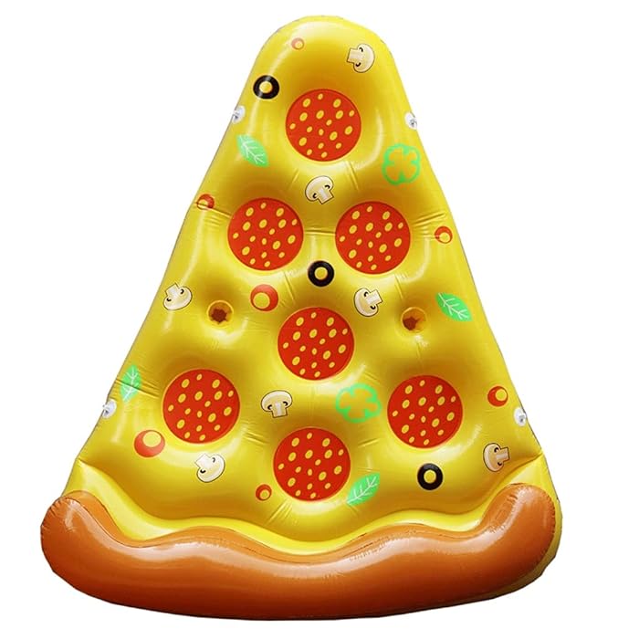 Buy Giant Inflatable Pizza Slice Pool Float, Fun Pool Floaties, Swim ...