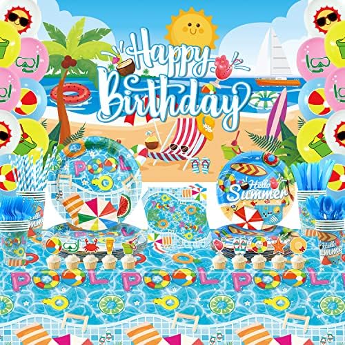 Amazon.com: APOWBLS Bug Birthday Party Decorations Dinnerware - Bug ...