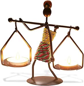 Amazon.com: Human-Shaped Creative Candle Holder, Ladies Wind Candle ...