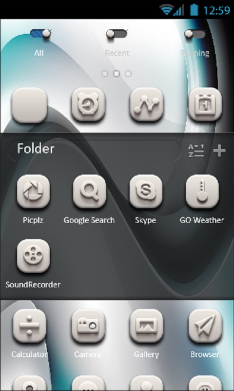 ABSTRACT WHITE THEME - App on Amazon Appstore