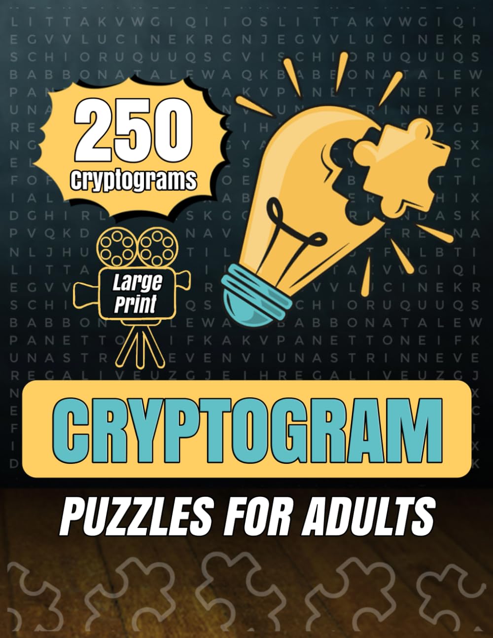 Large Print Cryptogram Puzzles For Adults: Sharpen Your Mind With ...