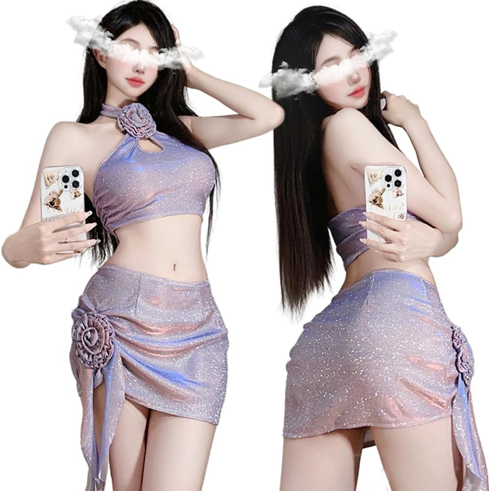 Amazon | SENMHS セクシー ランジェリー コスプレ キャミソール ベビードール スケスケ シースルー エッチ エロ 下着 過激 貧乳 エロ服 かわいい ロリータ ボディコン ...