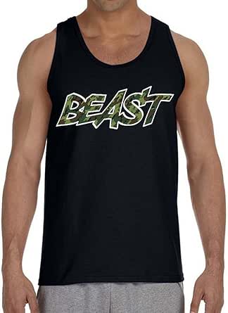 Amazon.com: Interstate Apparel Inc Camo Graffiti Beast Tee Men's Black ...