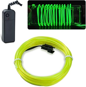 Amazon.com: lychee 15ft El Wire,Neon Glowing Strobing ...
