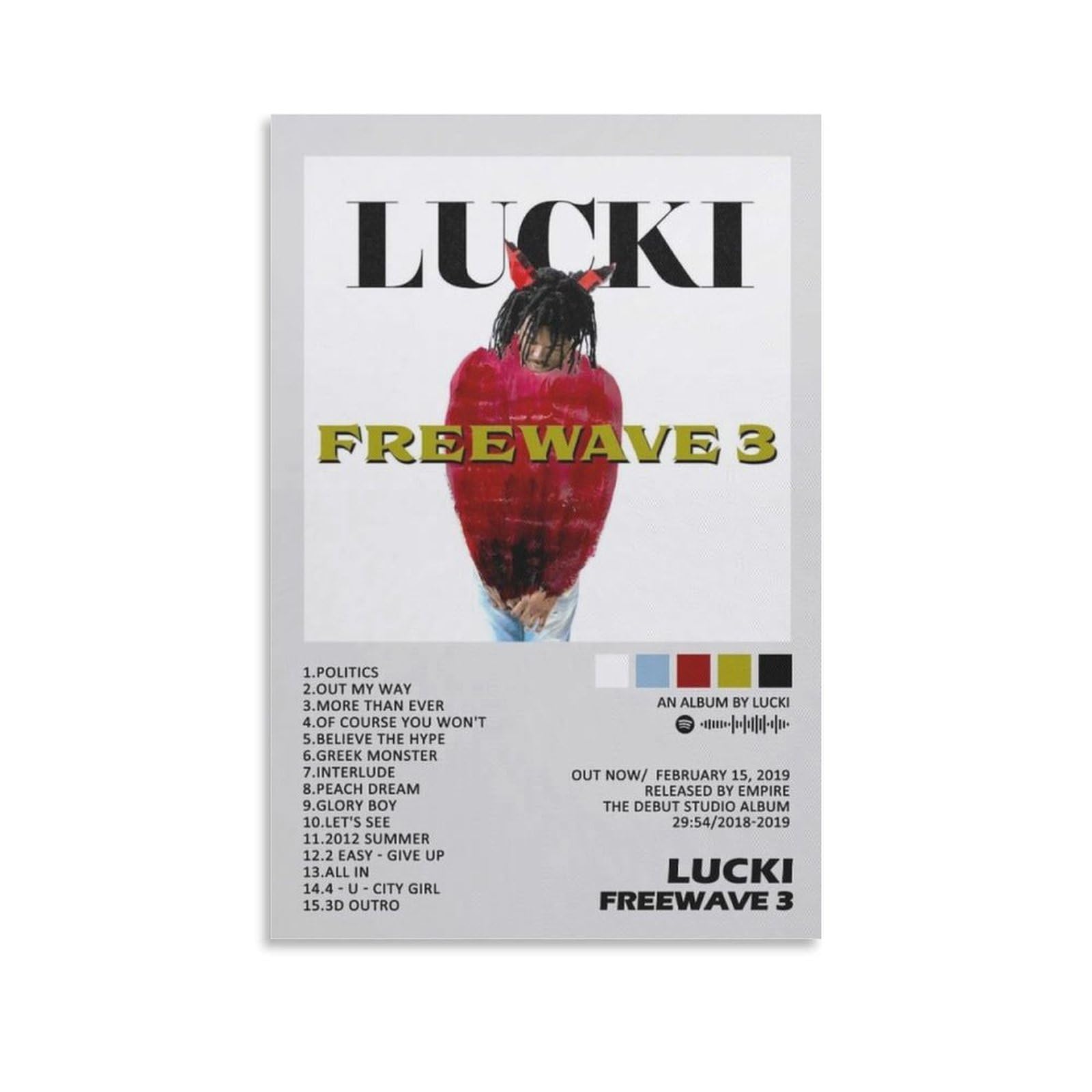 IVNE HY5V Lucki Freewave 3 2 Canvas Poster Wall Decorative Art Painting ...